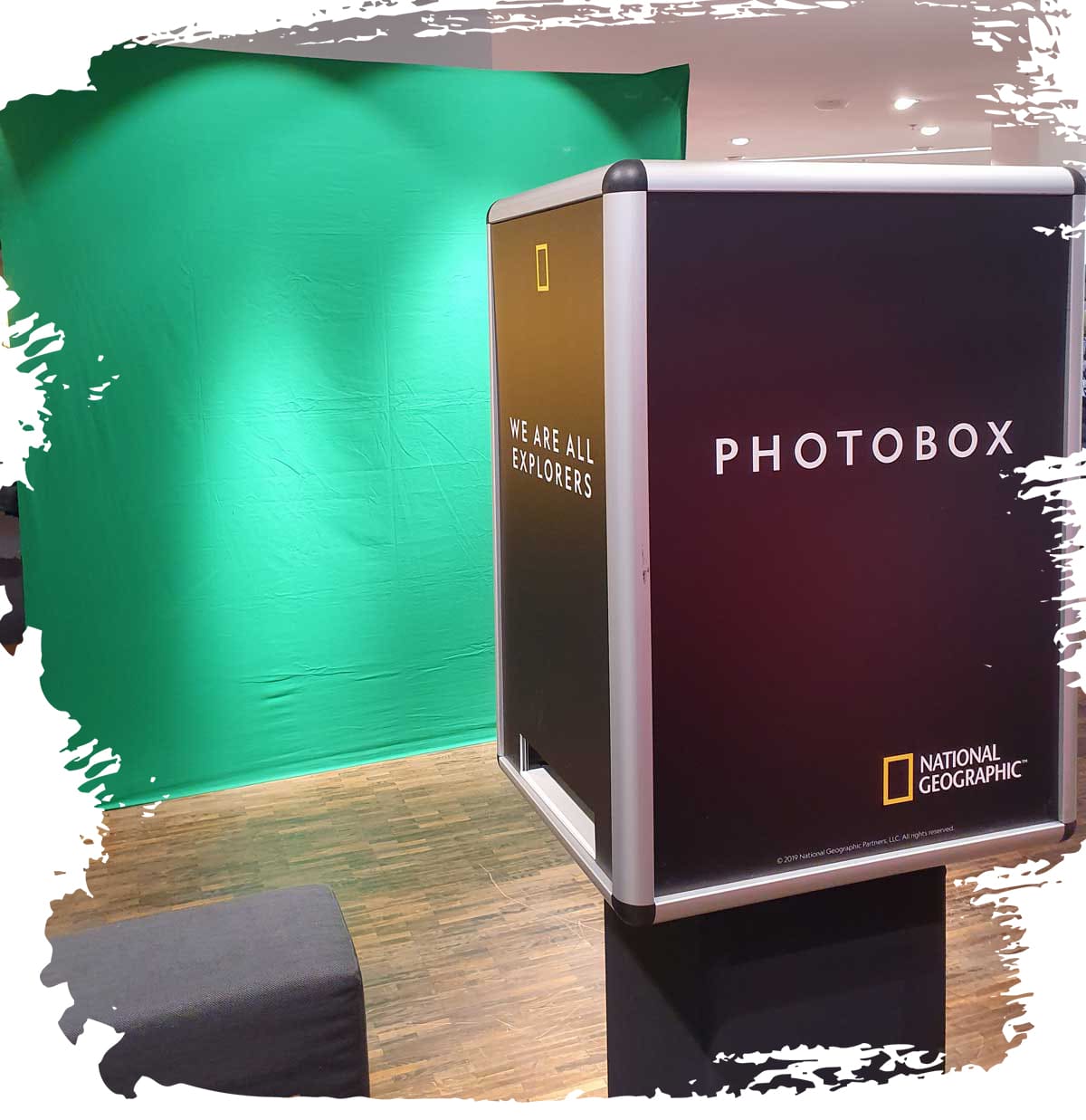 Fotobox mit Greenscreen mieten | picmebox